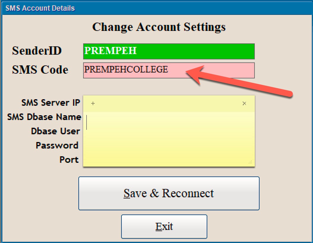 SAPROSOFT SMS TOP-UP